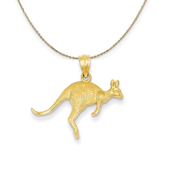 Black Bow Jewelry Co. | Jewelry | 4k Yellow Gold Hopping Kangaroo ...